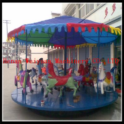 China 16 seats  Simple carousel for Pleasure ground for sale