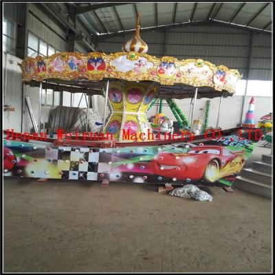 China 16 seats musical carousel horse merry go round rotating for sale