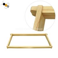 China Uncoated Pine 48.3*44.8*23.2cm Assembled Deep Hive Frames for sale