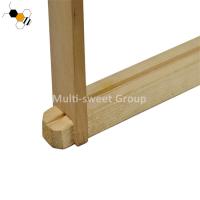 China Uncoated Pine 48.3*44.8*23.2cm Assembled Deep Hive Frames for sale
