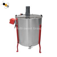 China Conical Barrel Bottom SS304 8 Frames Electric Honey Extractor for sale