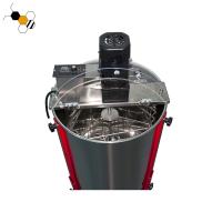 China Plastic Honey Gate 201SS Barrel 3 Frames Honeycomb Extractor for sale