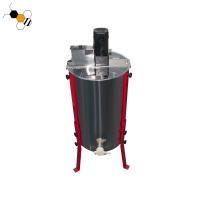 China Plastic Honey Gate 201SS Barrel 3 Frames Honeycomb Extractor for sale