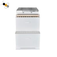 China 20mm Thick 10 Frames White Wood Pine Bee Hive for sale