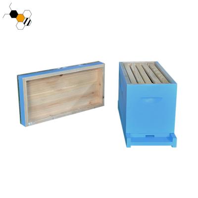 Cina Elevazione del legno dipinta della regina della scatola dell'ape dell'abete della scatola 20mm di Langstroth Nuc in vendita