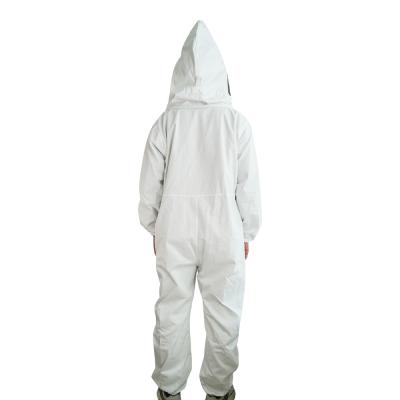 China Katoenen Imkerij Beschermende Kleding die Netto Overtrekken vuurvast maken Met een kap Te koop