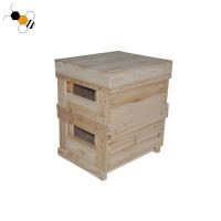 China 32cm 10 Frames Two Layer Beekeeping Fir Wood Beehive for sale