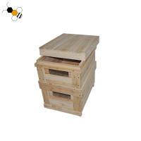 China 32cm 10 Frames Two Layer Beekeeping Fir Wood Beehive for sale