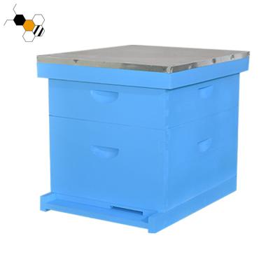 中国 Langstrothは青い養蜂のミツバチの巣10フレームを塗った 販売のため