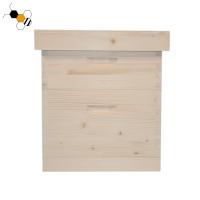 China Durable 10 Frames 20mm Thick Pine Wooden Bee Hive 2 Layers for sale