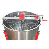 China Manual 4 Frame Reversible Honey Extractor 33cm Frame Width for sale