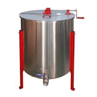 China Manual 4 Frame Reversible Honey Extractor 33cm Frame Width for sale