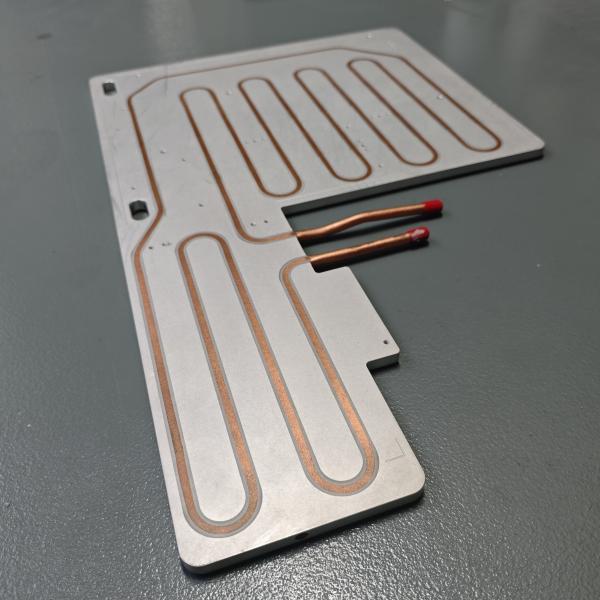 Quality Custom Cold Plates FSW Or Epoxy Filled Water Cooled Plate for sale