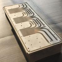 Quality Flow Channels Aluminum Water Cooling Plate For EV Battery Thermal Management for sale
