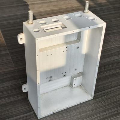 China Precision Fabricated High Power Heat Sink Screw Mounted With Liquid Cooling Ports for sale
