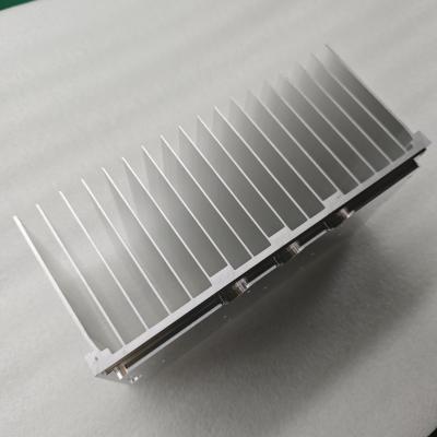 China Industrial Aluminum Heat Sink with Precision Extrusion Molding Anodized Surface and CNC Precision Milling for Electronic Cooling for sale