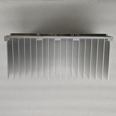 China Custom 6063/6061 Aluminum Heat Sink Profile with Precision Extrusion Molding and Clear Anodized Surface for Energy Storage Equipment for sale