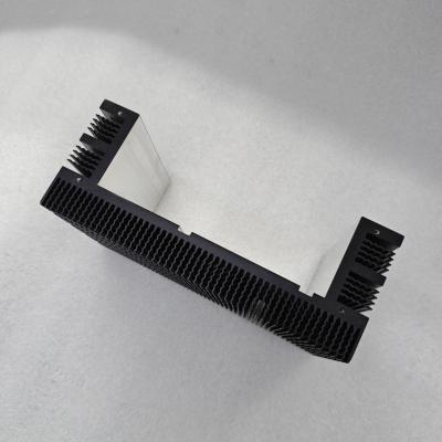 China Customizable Aluminum Heat Sink with Efficient Heat Dissipation and Black Anodized Surface for New Energy Inverters for sale