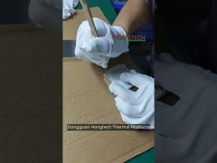 precision extrusion molding aluminum heat sink with cnc precision milled surface