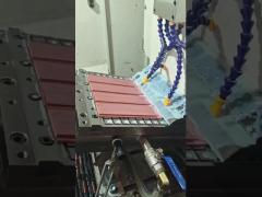 Light Blue CNC Aluminum Turning Parts