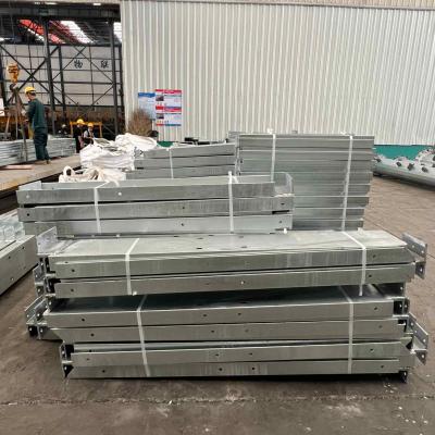 China Punching Hot Dip Galvanized Steel Beam Bending Engineering Galvanised Universal Beam for sale