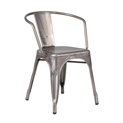 China INDOOR/OUTDOOR TOLIX RESTAURANT ARM CHAIR METAL ARM CHAIR LOFT ARM CHAIR CHEAP RESTAURANT ARM CHAIR COLORFUL METAL CHAIR for sale