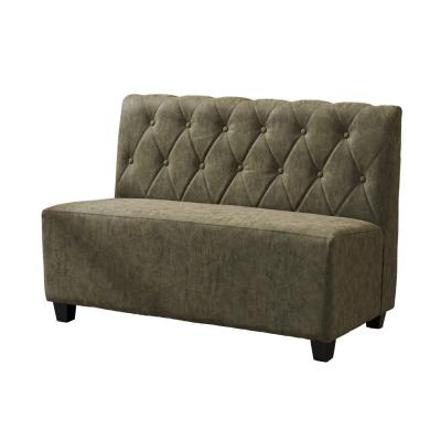 China modern leather booth seating for restaurant fast food button luxury booth seating new design modern sofa for sale