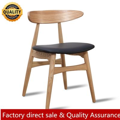 China Hansen wood dining chair for restaurant hotel event leather modern dining chair restaurant chairs and table for sale