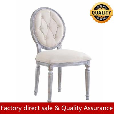 China Classical button wedding metal chair vintage armless metal chair for restaurant hotel button decoration aluminum chair for sale