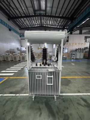 China 200 kVA 33kV Oil Immersed Power Transformer with Dyn11 Connection for Distribution Networks for sale