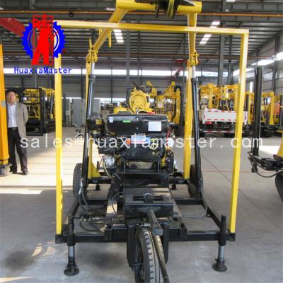 China XYX-130 wheeled hydraulic core drilling rig machine Supplier for sale