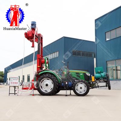 China Tractor-mounted 100-200m positive and negative circulation water well bore hole drilling rig machine sale in China for sale