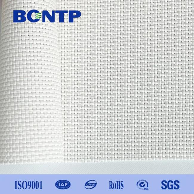White 5% Openness Sunscreen Mesh Roller Shade Fabric Commercial Roller Blinds 2