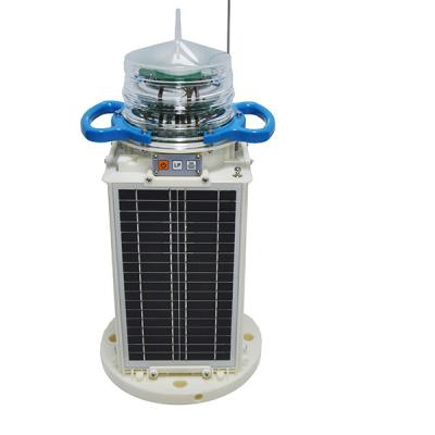 Cina 5NM IP68 alloggiamento in fibra di vetro luci a boa a energia solare con AIS e GPS in vendita