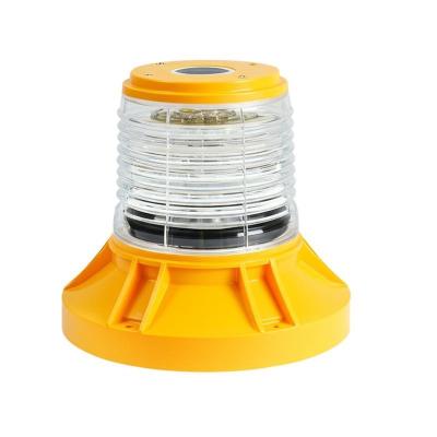 China Mono Crystalline Silicon Solar Module Floating Marine Lantern with Plastic Body and Acrylic Lens Material for sale