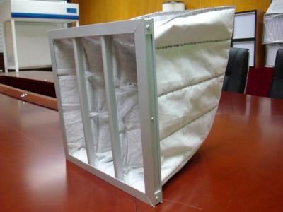 China White Industrial Bag Air Filters Activated Carbon G4 - F9 Efficiency for sale