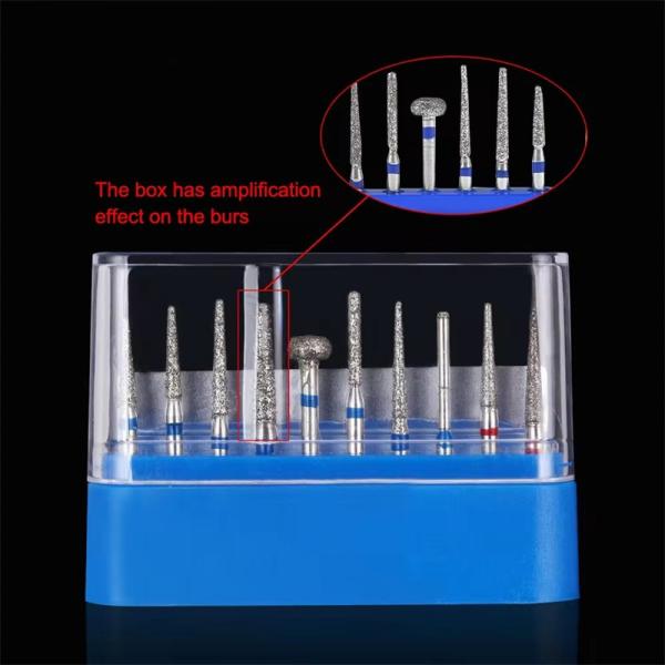 Quality Custom Dental Diamond Burs FG Foshan Surgical Teeth Polishing Kit Different for sale