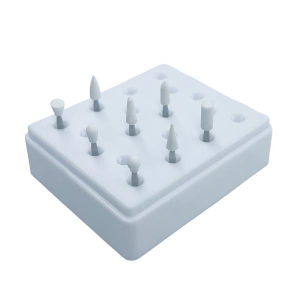 Quality Silicon Dental Polish Grinding Head Dental Lab White Stone Polishing Burs for sale