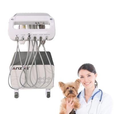 China Equipamento dentário veterinário Unidade dentária móvel para clínica de animais de estimação Cuidados dentários de animais Carrinho dentário móvel à venda