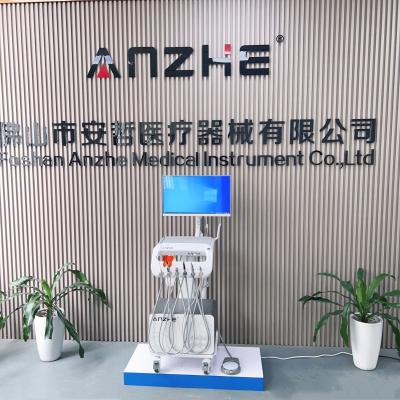 China Mobile Dental Clinic Dental Treatment Equipment 550W Mobile Dental Operation Cart Unique Design Dental Portable Unit for sale