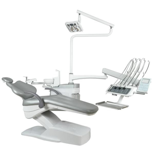 Quality Top Mounted Dental Chair Unit with Teeth Whitening Function Operation Light Luxury PU Leather Dental Treatment Unit for sale