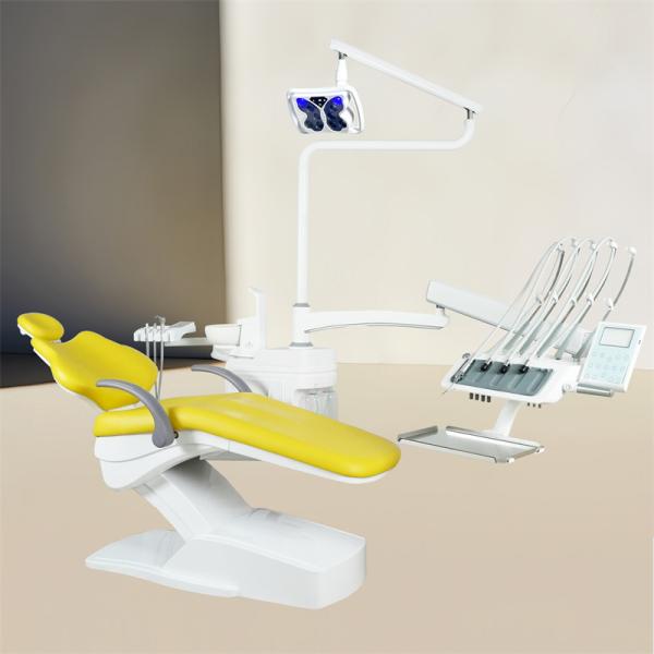 Quality Top Mounted Dental Chair Unit with Teeth Whitening Function Operation Light for sale