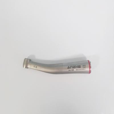 Cina Aumento della velocità 1:5 Dental Handpiece Push Button Contra Angel Air Turbine Internal Spray Fibra ottica Dental Handpiece in vendita