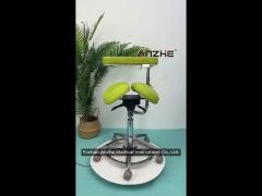luxury design dental ajustable assistant chairs micro fiber leather dentist saddle stool