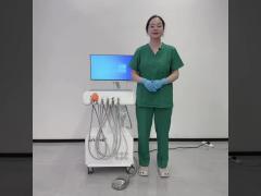 Professional Portable Dental Unit with HD Intraoral Camera Digital Imaging System Built-in Computer