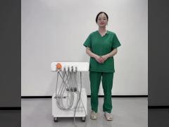 Portable Dental Unit with Built-in Air Compressor Ultrasonic Scaler