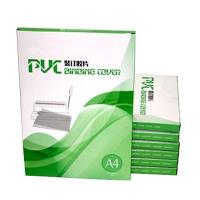 China Offsipoly A4 Size Transparent Clear PVC Binding Covers  for Professional Document Protection for sale