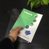 Quality Offsipoly Clear Transparent PVC L Shape Folder with Customizable OEM LOGO and for sale