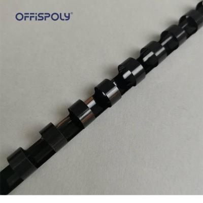 China Offispoly Plastic binding comb rings with 21 rings made from durable PVC rigid sheets available in multiple sizes for A4 documents for sale