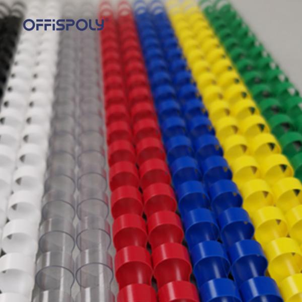 Quality Offsipoly Green Plastic Binding Comb Rings with 21 Rings for A4 Documents Made for sale